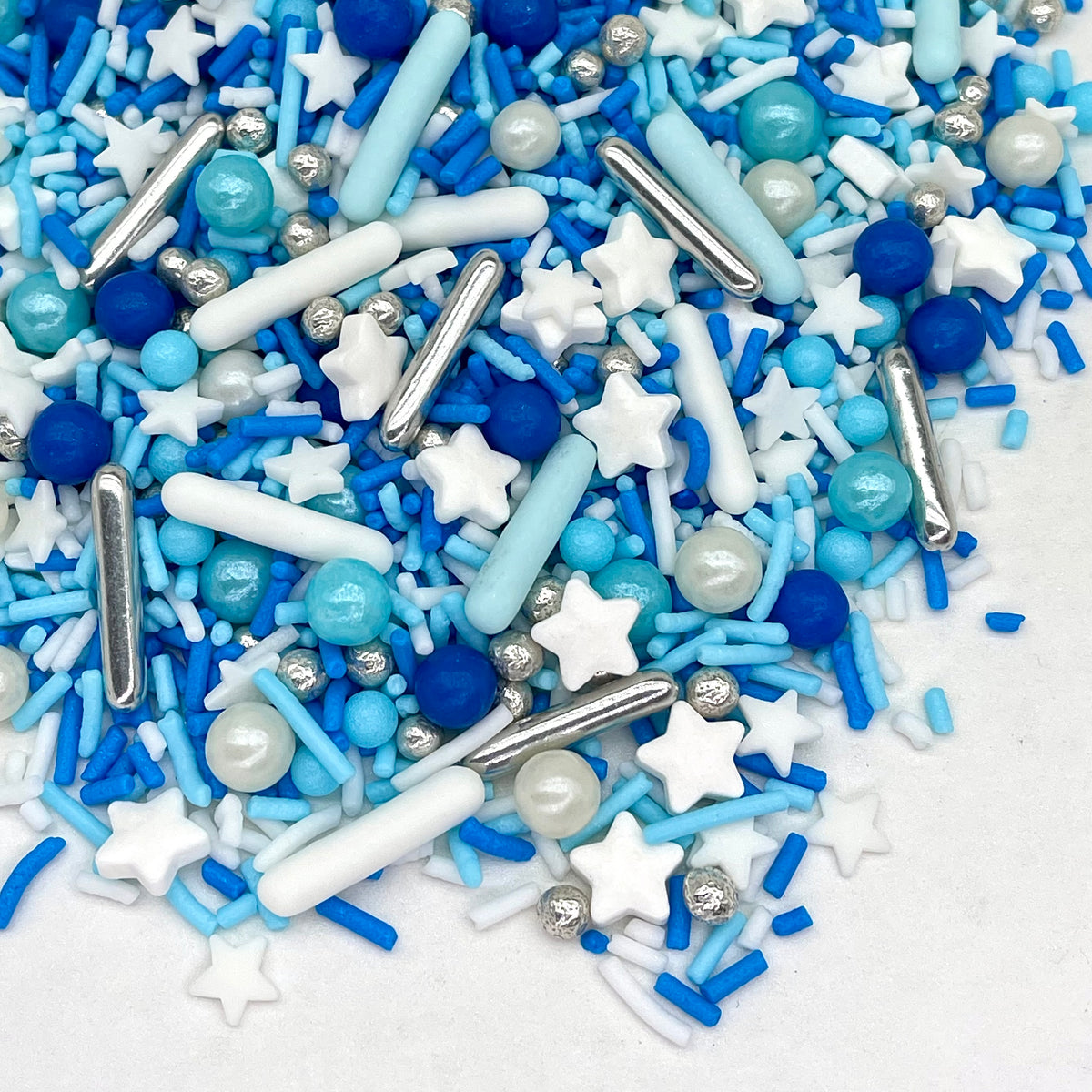 Big Blue Sprinkle Medley | Blue Sprinkles | Cake Sprinkles | Manvscake