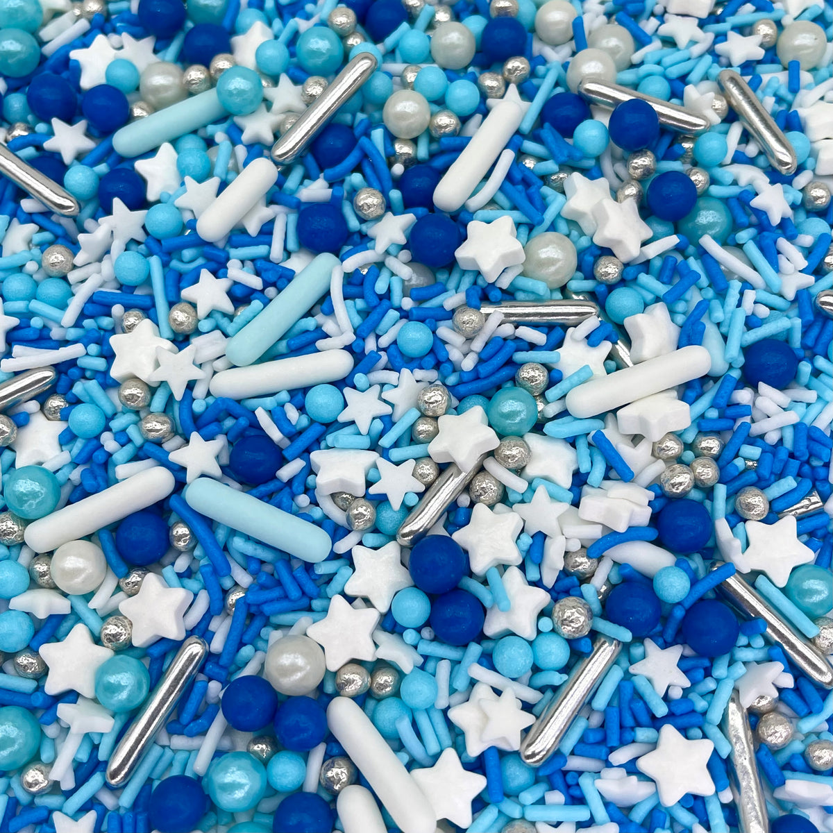 Big Blue Sprinkle Medley | Blue Sprinkles | Cake Sprinkles | Manvscake